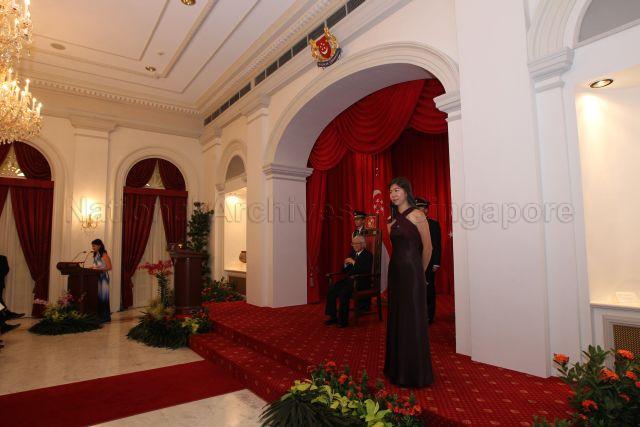 President Tony Tan is officiating at President's Scholarship