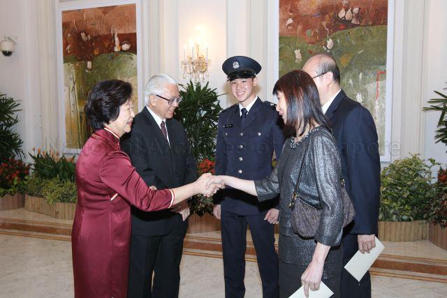 President Tony Tan, First Lady Mrs Mary Tan and Timothy Yap