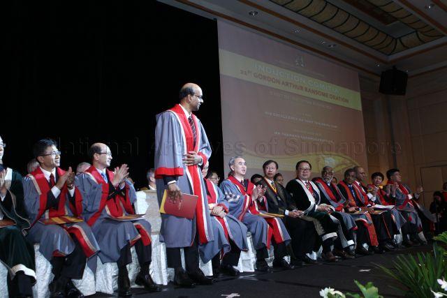 Minister of Finance Tharman Shanmugaratnam is at Induction