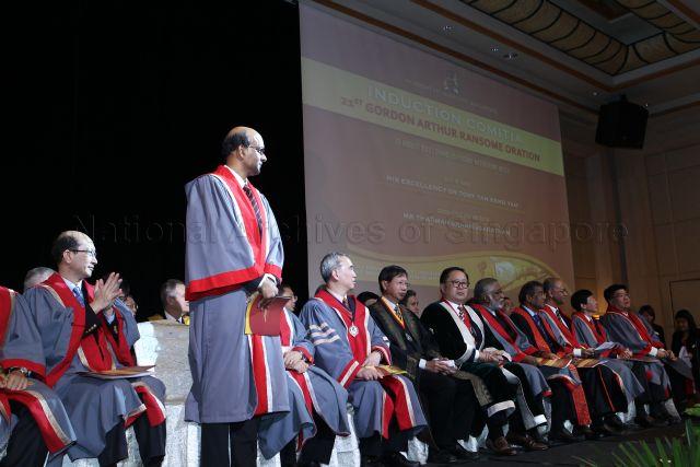 Minister of Finance Tharman Shanmugaratnam is at Induction