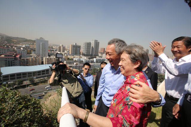 Prime Minister Lee Hsien Loong and his wife Madam Ho Ching