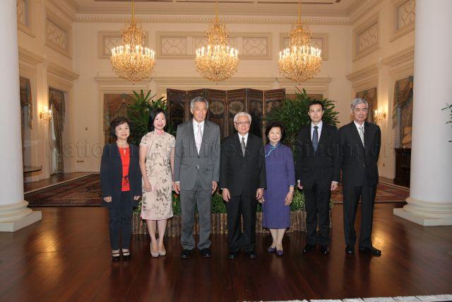 President Tony Tan Keng Yam, Mrs Mary Tan, Prime Minister