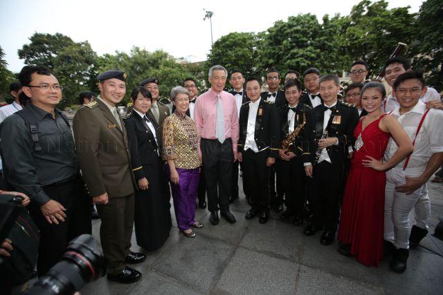 Prime Minister Lee Hsien Loong and his wife Madam Ho Ching