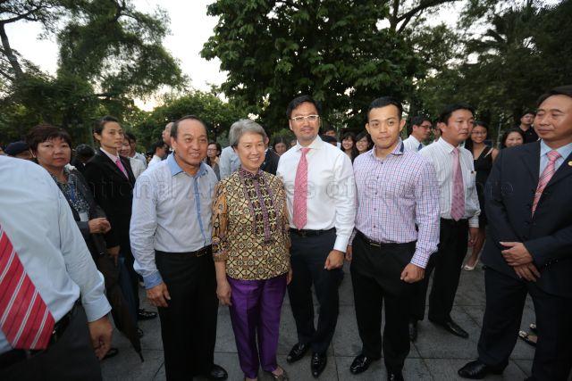 Wife of Prime Minister Lee Hsien Loong, Madam Ho Ching,