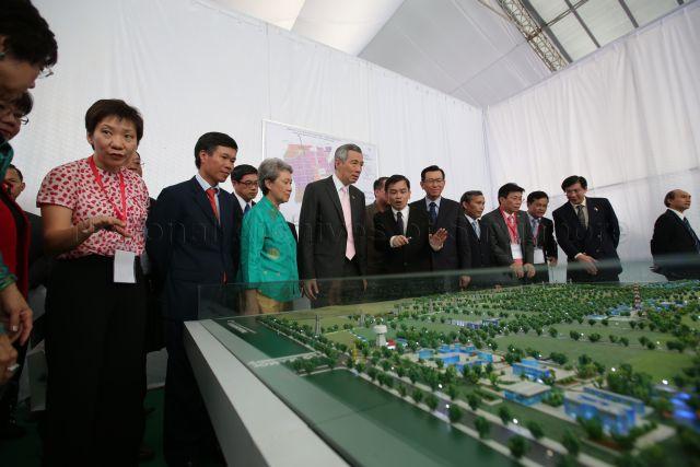 Prime Minister Lee Hsien Loong and his wife Madam Ho Ching