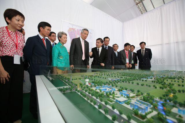 Prime Minister Lee Hsien Loong and his wife Madam Ho Ching