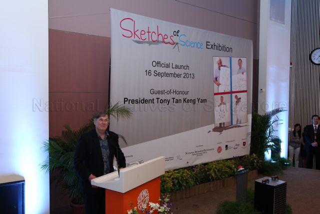 Nobel Laureate Sir Richard Timothy Hunt delivering his