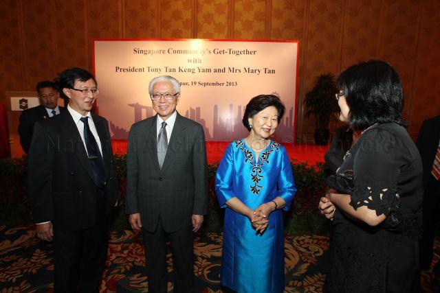 Taken at: Singapore community's get-together with President