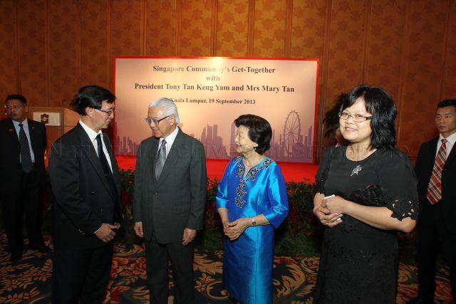 Taken at: Singapore community's get-together with President