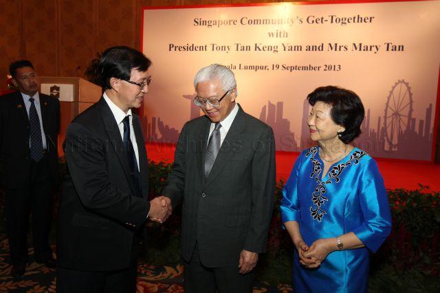 Taken at: Singapore community's get-together with President