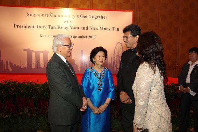 Taken at: Singapore community's get-together with President