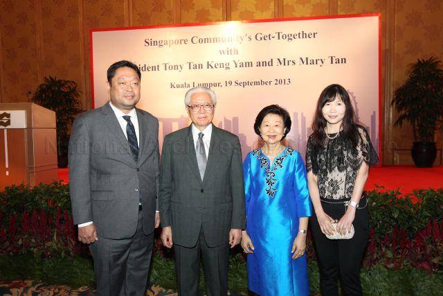 Taken at: Singapore community's get-together with President
