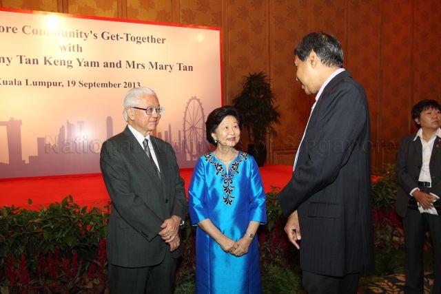 Taken at: Singapore community's get-together with President
