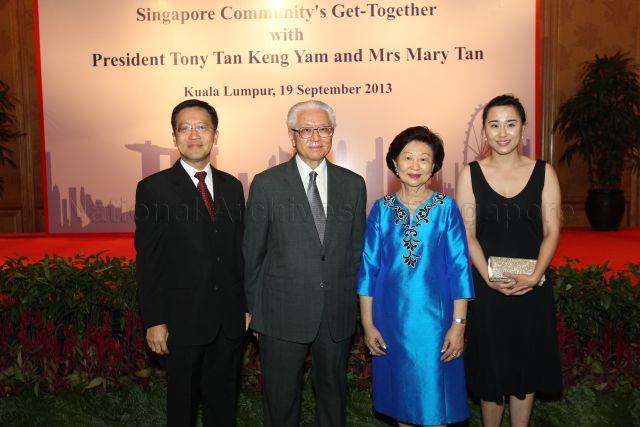 Taken at: Singapore community's get-together with President