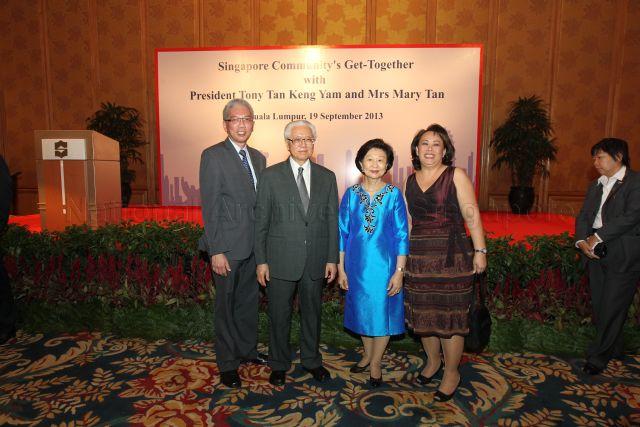 Taken at: Singapore community's get-together with President