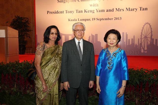 Taken at: Singapore community's get-together with President