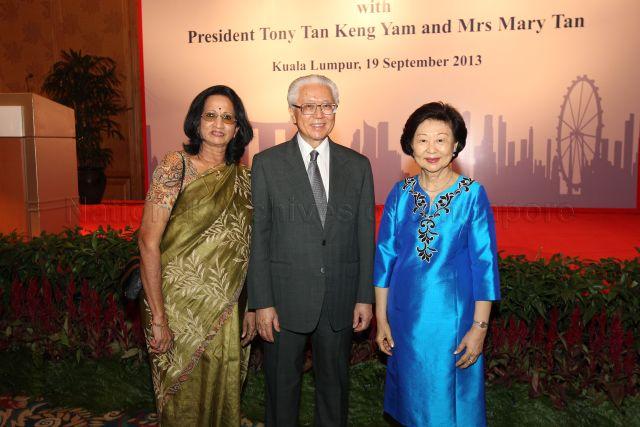 Taken at: Singapore community's get-together with President