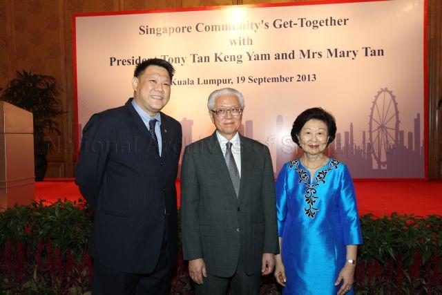 Taken at: Singapore community's get-together with President