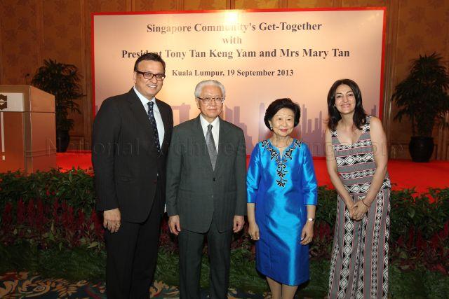 Taken at: Singapore community's get-together with President