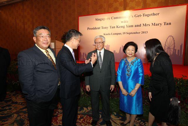Taken at: Singapore community's get-together with President