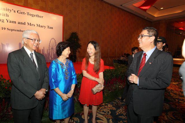 Taken at: Singapore community's get-together with President