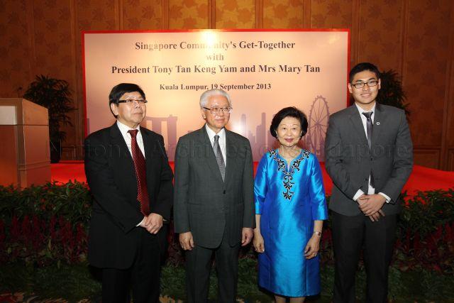 Taken at: Singapore community's get-together with President