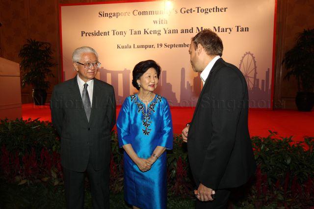 Taken at: Singapore community's get-together with President