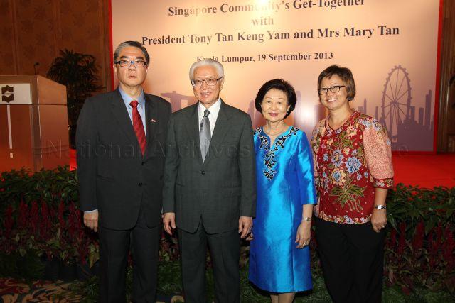 (From left) Singapore High Commissioner to Malaysia Ong Keng