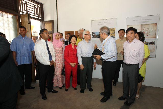 President Tony Tan and his wife Mrs Mary Tan, (2nd and 3rd
