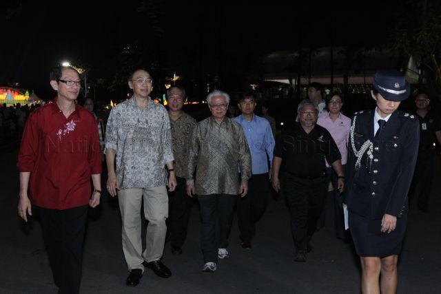 President Tony Tan, (from left) Singapore Press Holdings