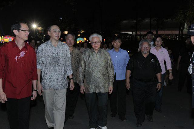 President Tony Tan, (from left) Singapore Press Holdings