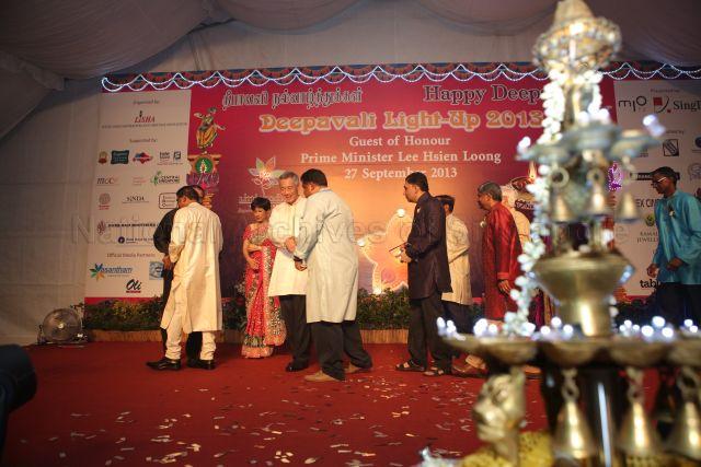 Taken at: Deepavali Light-Up ceremony 2013 at Kinta Road