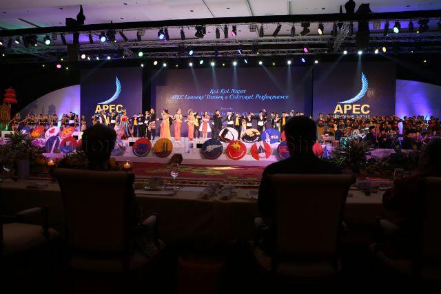 Taken at: APEC 2013 Gala Dinner at the Bali Nusa Dua