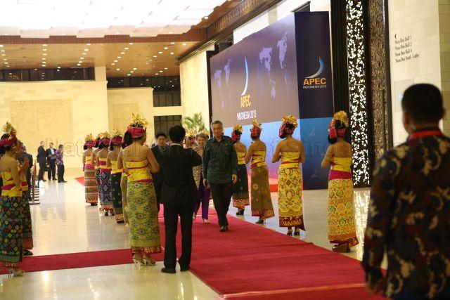 Taken at: APEC 2013 Gala Dinner at the Bali Nusa Dua