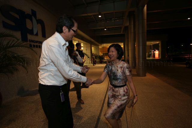 Sim Ann, Minister of State for Education, and Communications