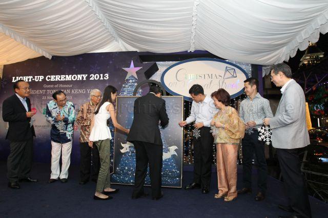 Taken at: Christmas On A Great Street light-up ceremony 2013