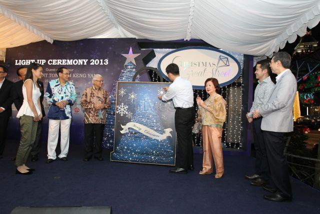 Taken at: Christmas On A Great Street light-up ceremony 2013