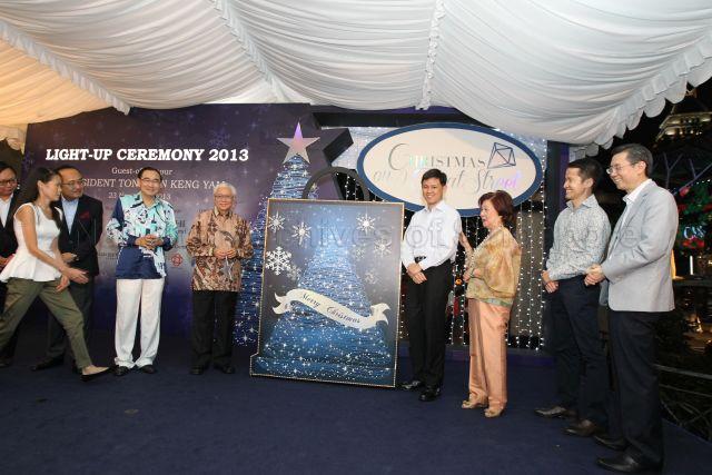 Taken at: Christmas On A Great Street light-up ceremony 2013