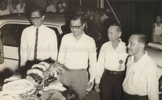 Minister for Education Ong Pang Boon arriving at Circuit