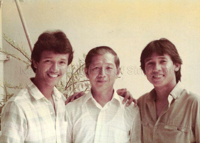 Half-length portrait of Chia Boon Leong taken with Fandi