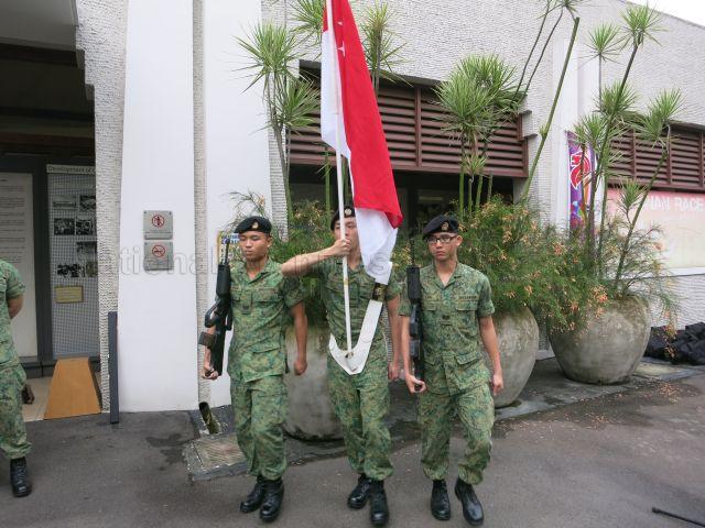 Soldiers from 41st Battalion, Singapore Armoured Regiment