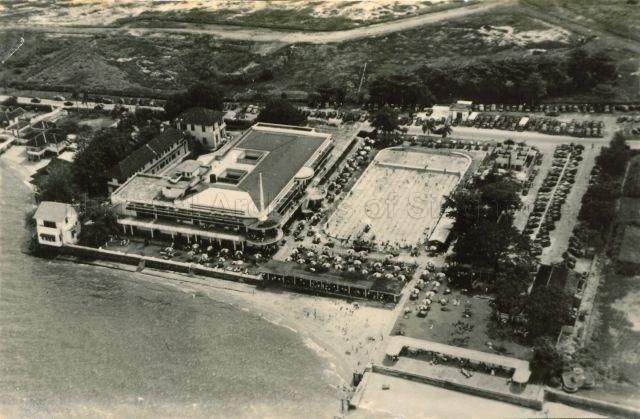 AERIAL VIEW OF TANJONG RHU, SINGAPORE SWIMMING CLUB