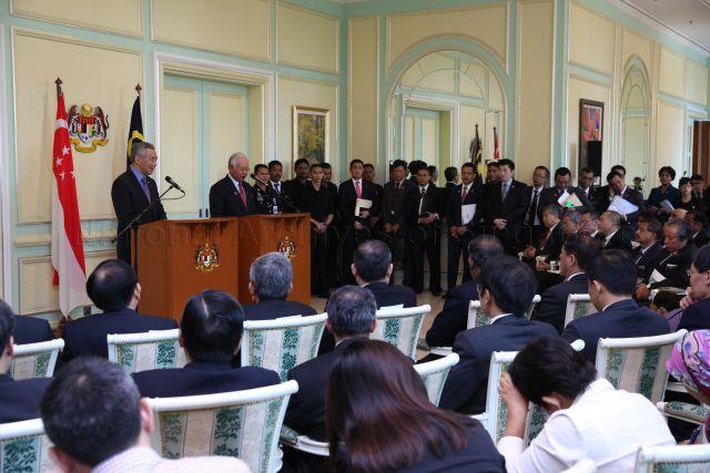 Taken at: Joint Press Conference at Multi-Purpose Hall of