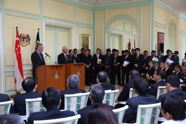 Taken at: Joint Press Conference at Multi-Purpose Hall of