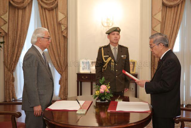 Taken at: Swearing-in and Re-appointment Ceremony of Mr Chao