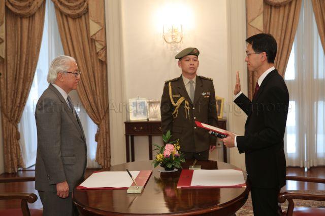 Taken at: Swearing-in and Re-appointment Ceremony of Mr Chao