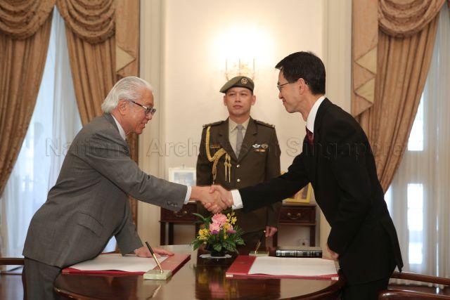 Taken at: Swearing-in and Re-appointment Ceremony of Mr Chao