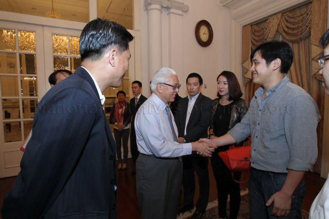 Taken at: Tea reception hosted by President Tony Tan Keng
