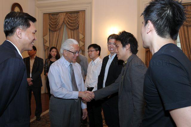 Taken at: Tea reception hosted by President Tony Tan Keng