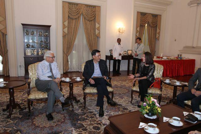 Taken at: Tea reception hosted by President Tony Tan Keng